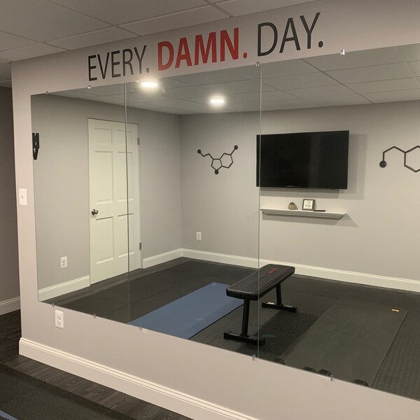 EVERY. DAMN. DAY. Gym Design Idea, Home Gym Ideas, Home Gym Decor ...