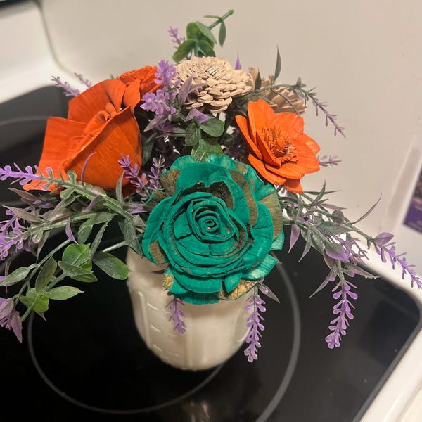 Craft Sola Wood Flower Seconds , Assorted Sola Flowers, DIY Crafts ...