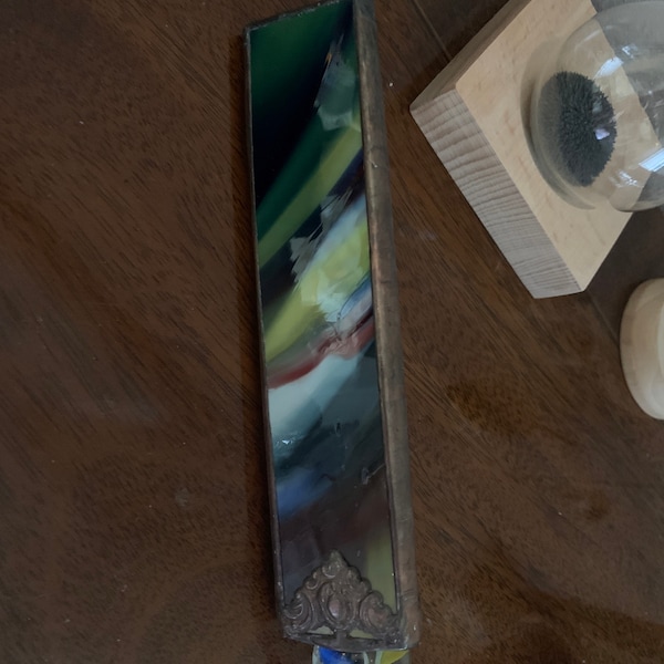 Butch - Stained Glass Black and White Cat - Etsy