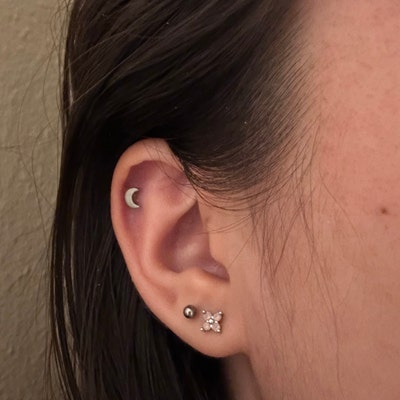 Titanium Leaves Open Ring, Non Tarnish Ring, Elegant Ring, Waterproof ...