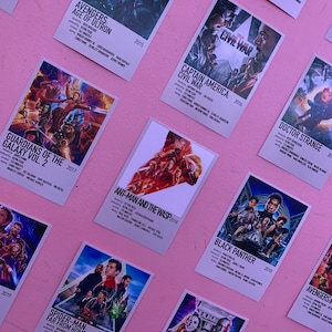 Marvel MCU Mini Poster Prints Movies and TV Shows 6x4inch | Etsy