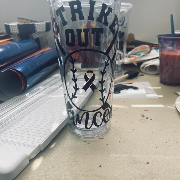 Strike Out Cancer Svg Png Eps Dxf Cut File | Cancer Survivor | Cancer ...