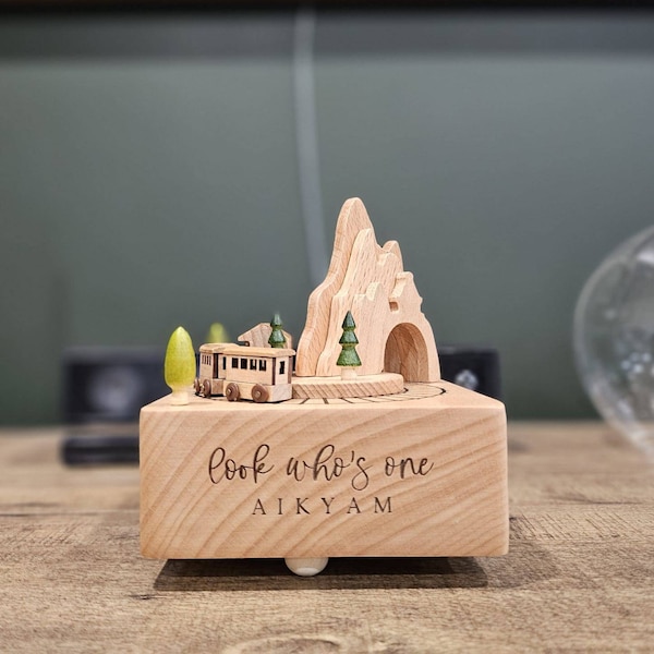 Personalized Musical Train Carousel | Custom Keepsakes Heirloom ...