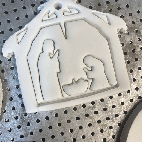 Christmas Nativity Scene Imprint Cutter, Nativity Ornament Cutter ...