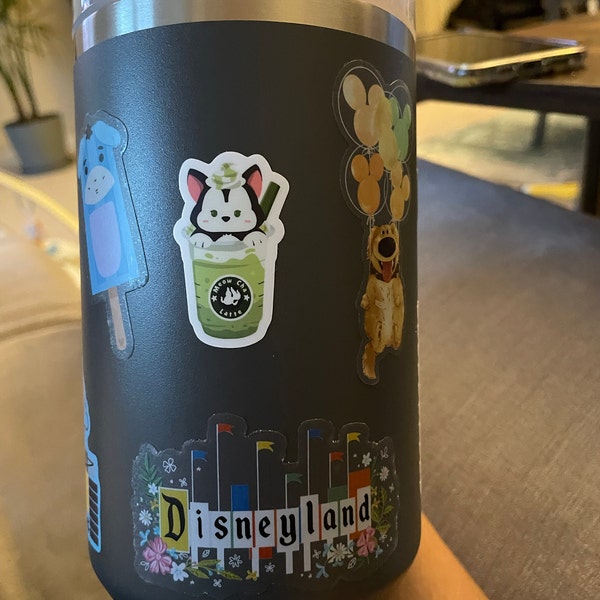 Dug Mickey Balloon Transparent Laptop Sticker/ up Pixar Disney Decal ...