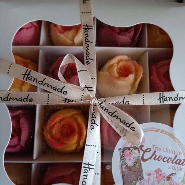 16 Personalised Rounds, Artisan Chocolate Mendiants Gift Box - Etsy