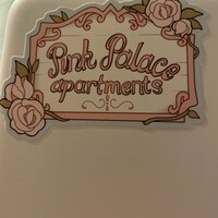 CORALINE || Pink Palace Sign || Vinyl Sticker || Waterproof / Laminated ...