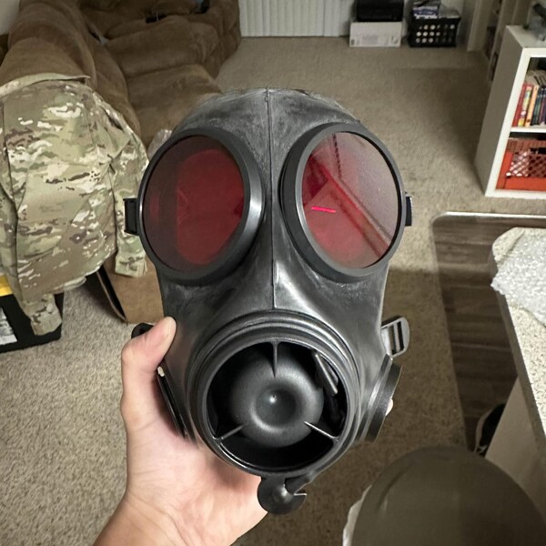 British Avon FM12 S10 Gas Mask + Full Kit / NBC Respirator / SAS ...
