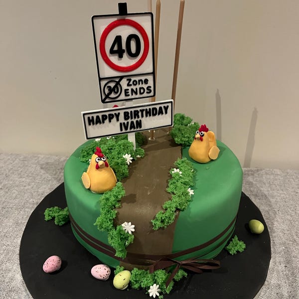 Personalised Birthday Cake Stake Candle Holder Topper 3D Print UK Speed ...