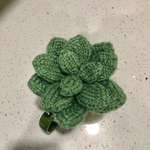 PATTERN PDF: Knitting Pattern Digital Download Succulent Plant, Home ...