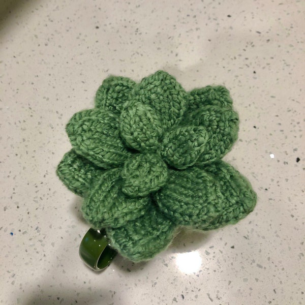 PATTERN PDF: Knitting Pattern Digital Download Succulent Plant, Home ...