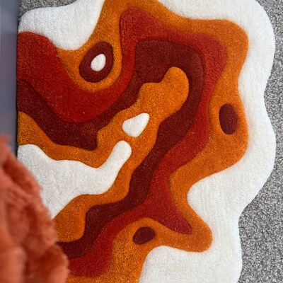 Sky Tufted Rug / 100% Handmade Soft & Fluffy / Custom Tuft Rug - Etsy