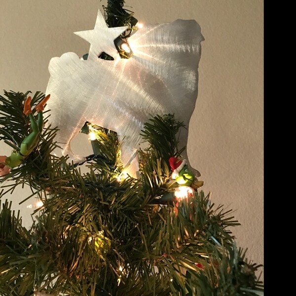 Pug, Dog, Tree Topper, Holiday Decoration, Wreath Decoration, Christmas ...