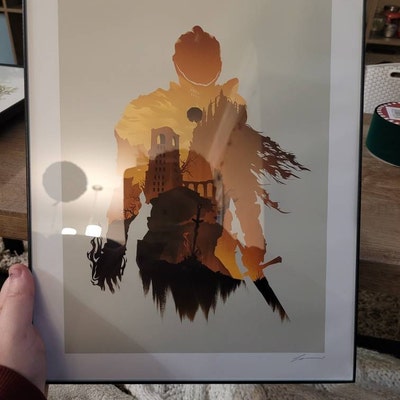 The Hobbit Art Print Tolkien Lord of the Rings Fantasy Design - Etsy