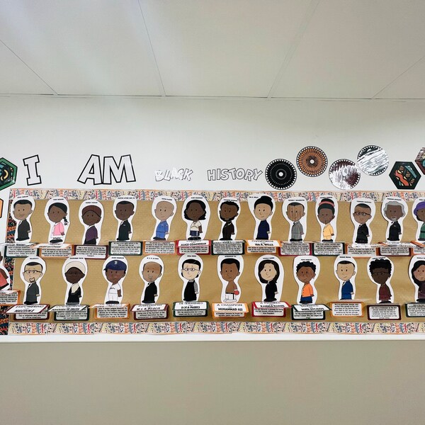 Black History Month Bulletin Board - SEL - Interactive - Etsy