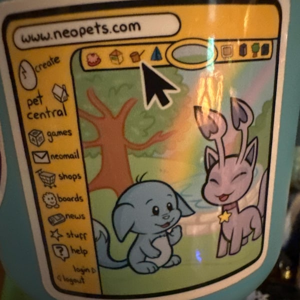 LPS Holographic Sticker Waterproof Vinyl Laptop Decals Pet Cat Dog ...