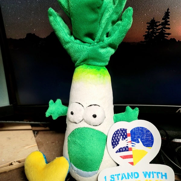 Leek From Cloudy With a Chance of Meatballs Plush Toy 13,7" (35 Cm ...