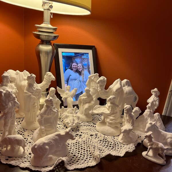 Santas Castle Village House 9" X 9" X 5" Ceramic Bisque, Ready to Paint ...