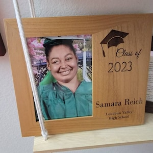Personalized Graduation Picture Frame, Seniors 2024 Gifts, Engraved ...