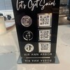 Social Media Sign, Qr Code Sign, Acrylic Business Sign, Qr Code Payment ...