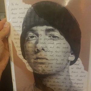 Bill Withers Portrait Drawing With Lean on Me Lyrics Limited - Etsy