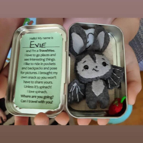 Felt Bat Travel Wee Travel Toy Altoid Tin - Etsy