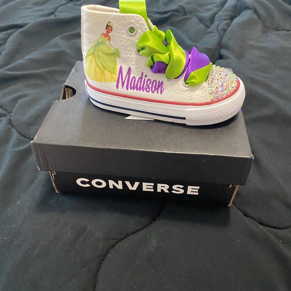 Princess Tiana Bling Shoes, Princess and the Frog Sneakers Shoes ...