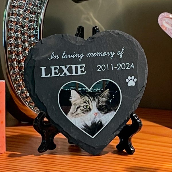 Personalized Rat Memorial Stone, Garden Stone, With Picture, Memorial ...