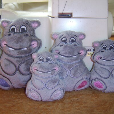 Monster Mash Plush Toys. Machine Embroidery In-the-hoop Toys and ...