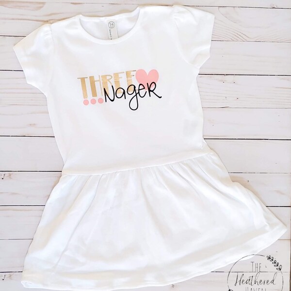 Threenager Third Birthday Svg Png Eps Files for Cutting Machines Cameo Cricut, 3rd Birthday ...