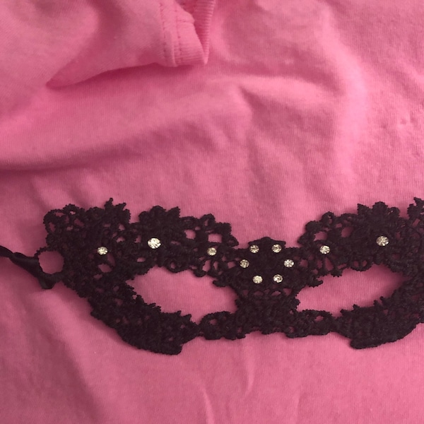 Black Lace Mask Women, Lace Masquerade Mask Women in More Colors, Mardi ...