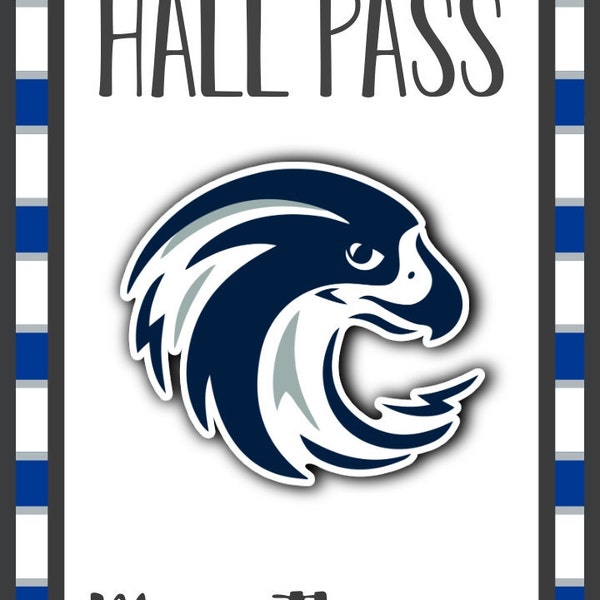 EDITABLE School Hall Pass Tags, Printable Hall Pass Tags, Nurses Office ...