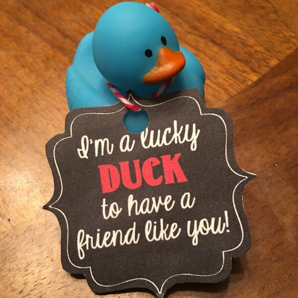 INSTANT DOWNLOAD Printable Chalkboard I'm A Lucky Duck to Have You as a ...