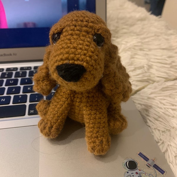 AMIGURUMI PATTERN/ Tutorial (english / Español) Amigurumi Spaniel Dog ...