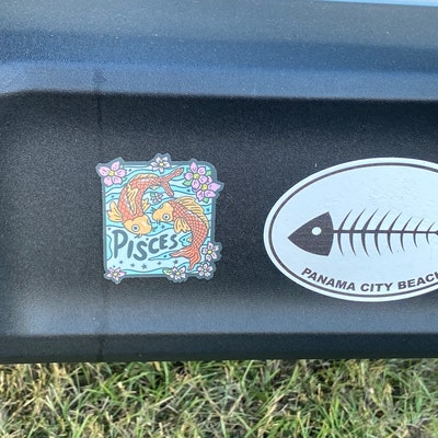 Pisces Vinyl Sticker, Zodiac Sticker, Waterproof, Laptop Sticker ...