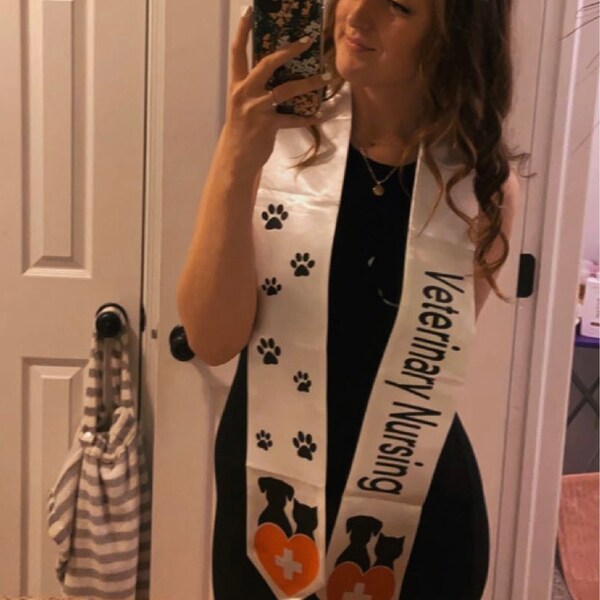 Veterinarian Graduation Stole - Etsy