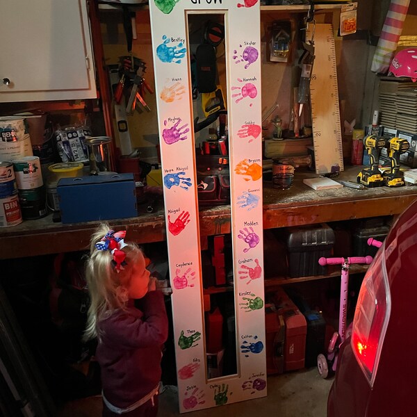 Growth Chart Ruler Add-on--"watch Me Grow" Vinyl Decal --top Header - Etsy