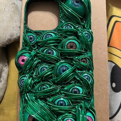 Gothic Decoden Phone Case,3d Horror Scary Goth iPhone Case,designer ...