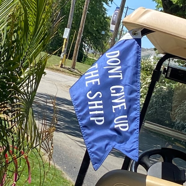 Commodore Perry Burgee: Don't Give up the Ship - Unique Navy Boat Flag ...