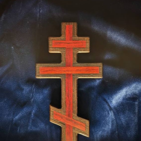 Morado Wooden Orthodox Wall Cross - Etsy