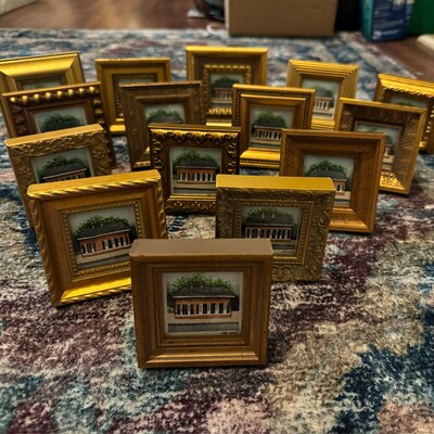 Set of 10 GOLD WEDDING Table Frames Party Favor Photo Frame - Etsy