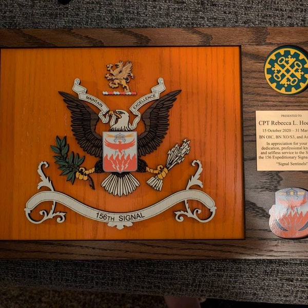 Army Medical Replica Guidon Plaque - Etsy