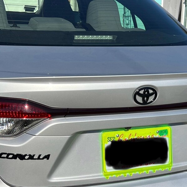 Flame License Plate Frame - Etsy