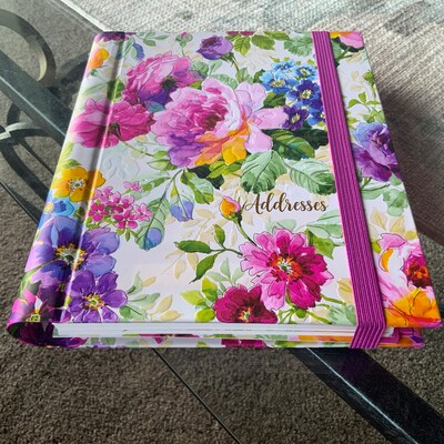 Hydrangeas Large Address Book - Etsy