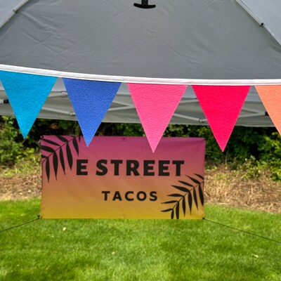 Custom Color Bunting, 5 Inch Flags, Banner, Garland, Flags, Multi Color ...