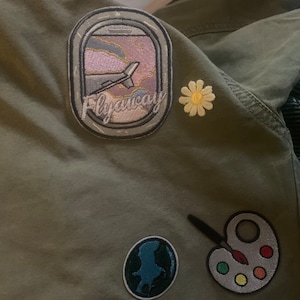 Painter Colour Palette Iron-on Patch, Artist Badge, Art Paint Patch ...