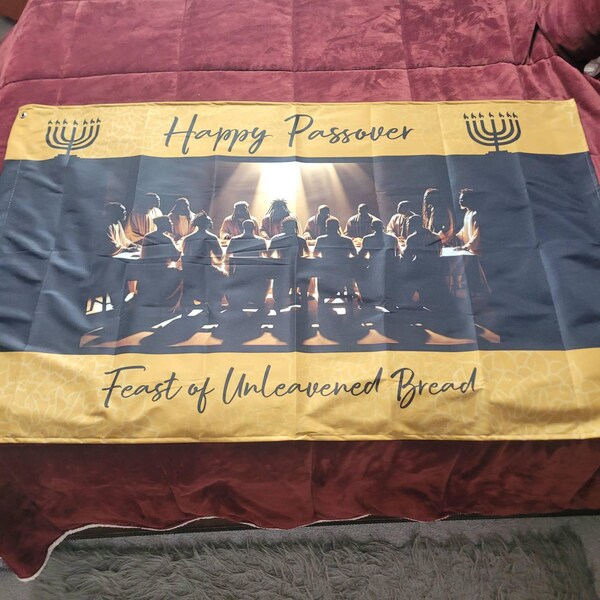 Passover | Feast of Unleavened Bread Table Runner - Gold Barley - Etsy