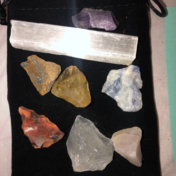 Mini Chakra Bag, Small Chakra Set, Beginners Chakra Set, Crystal Gift ...