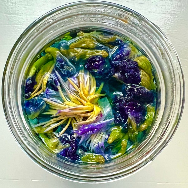 1000g Premium Organic Dried Blue Lotus Flowers Blue Tea Herbal Tea ...