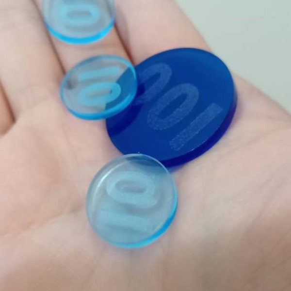 Keyforge Token Set With Box || Worlds Collide Ready || Keys, Æmber ...